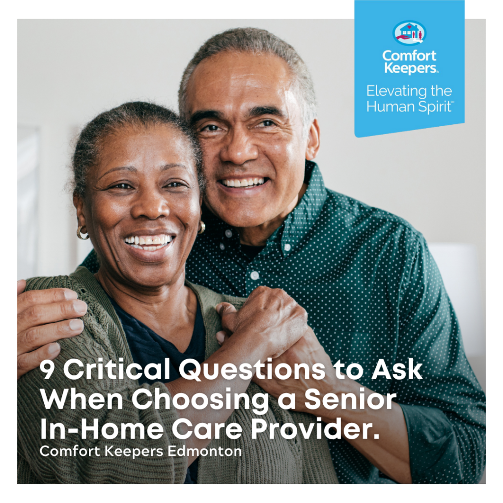 Senior In-Home Care Provider: Helping Seniors Age-in-Place - Comfort Keepers Edmonton